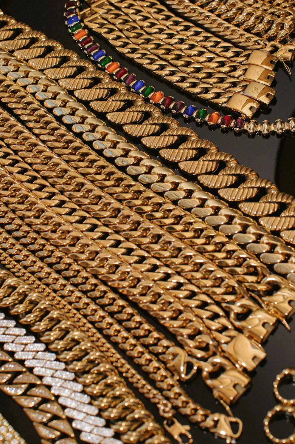 Gold Rainbow Gem Necklace – Anisa Sojka Accessories